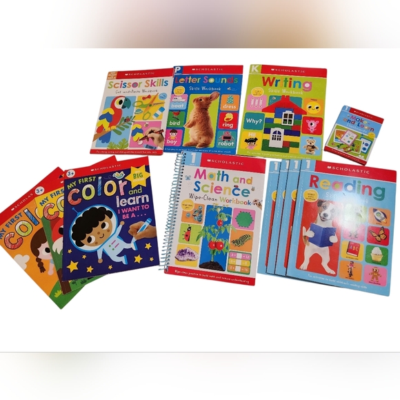 Scholastic | Toys | Scholastic Learning Book Set Preschool St Grade ...
